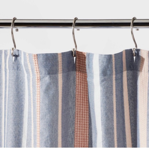 Threshold | Bath | Threshold Waffle Shower Curtain Blue | Poshmark